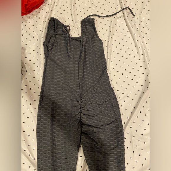 Pants & Jumpsuits | Grey One Piece Jumpsuit | Poshmark